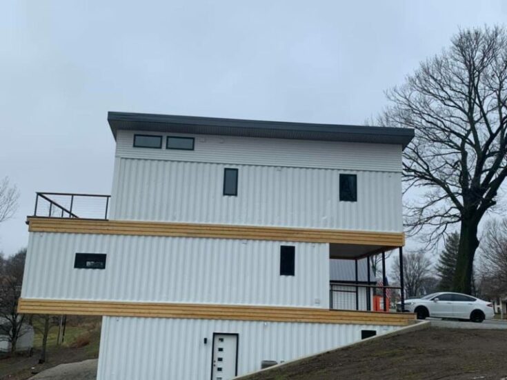 Building a Shipping Container Home in Montana