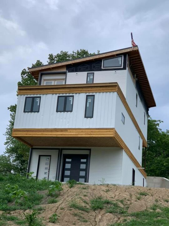 Building a Shipping Container Home in Montana